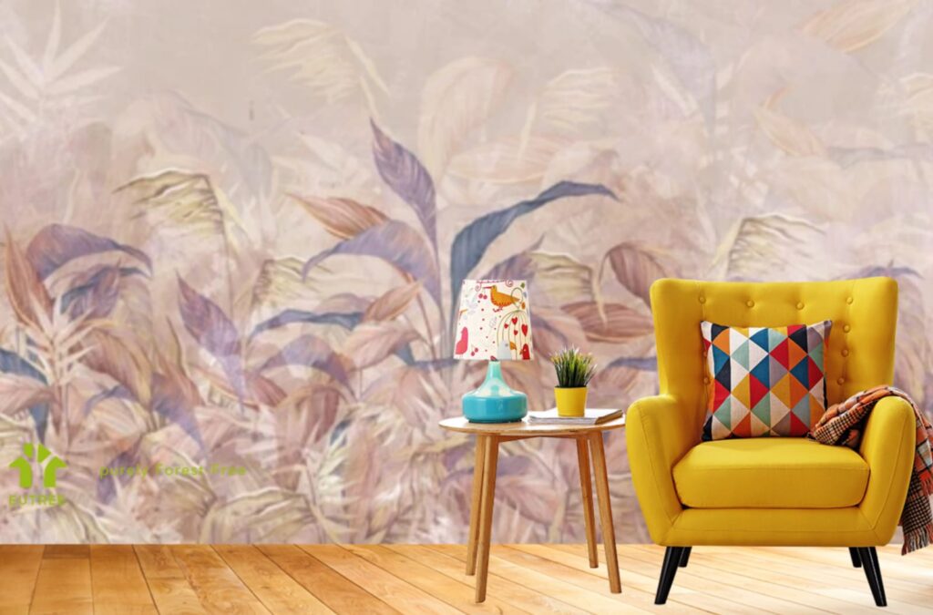 3D CUSTOMIZE WALLPAPER DD120 – Red and Wine Decor