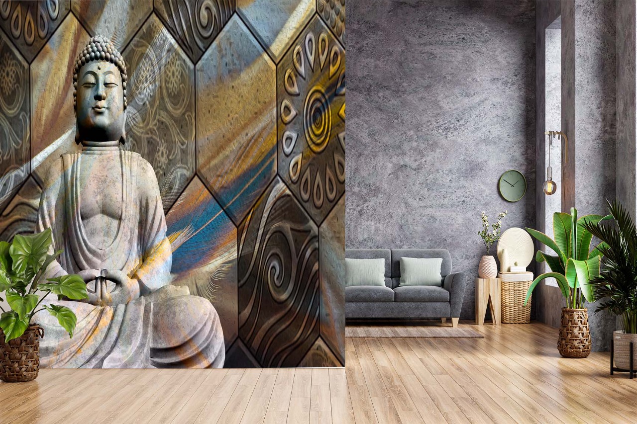 3D CUSTOMIZE WALLPAPER DD147 – Red and Wine Decor