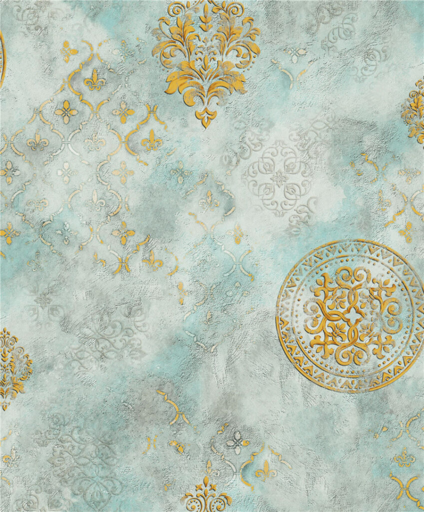 Lavender – PVC Wallpaper LV1008 – Red and Wine Decor